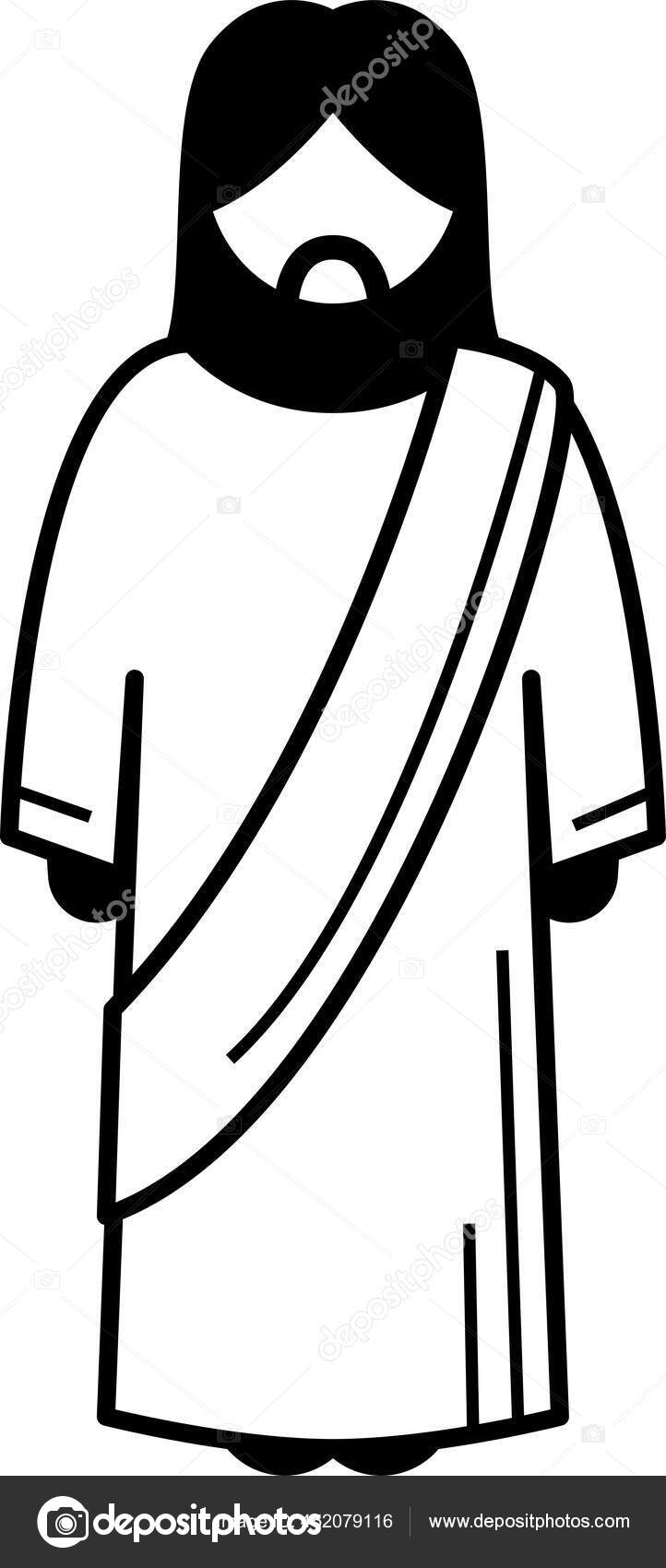 Jesus Christ Basic Standing Postures Poses Actions Stick Figure ...