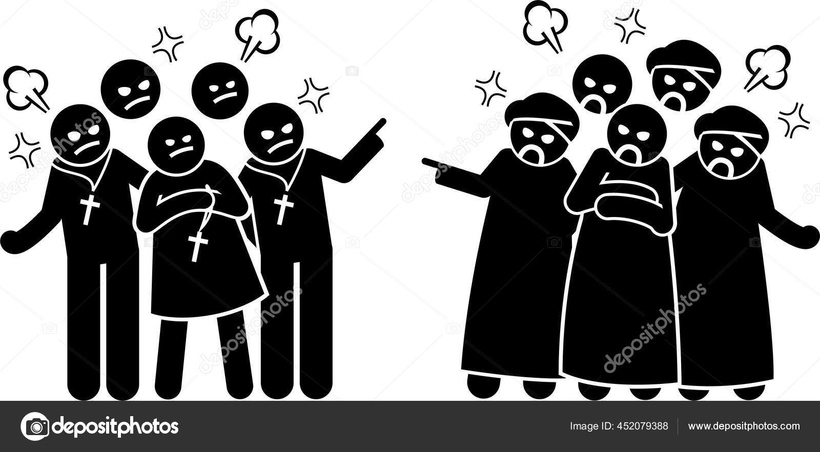 Vector Minimalista Ilustración Del Concepto Cuestiones Sociales Vector ...