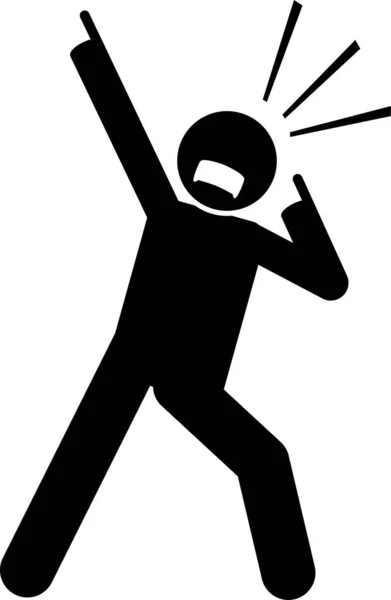 Minimalistic Vector Illustration Positive Personality Concept Stock ...