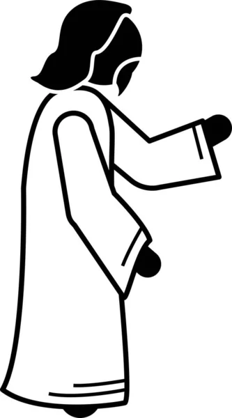 Jesus Christ Basic Standing Postures Poses Actions Stick Figure ...