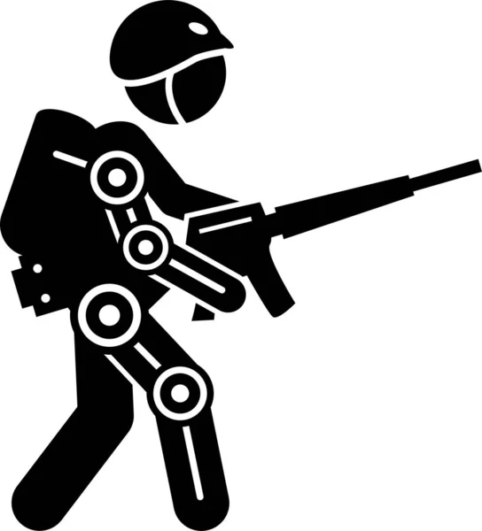 Military Stick Figure Family