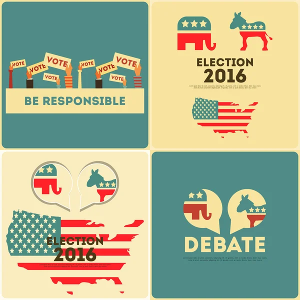 ᐈ Presidential icons stock vectors, Royalty Free presidential election ...