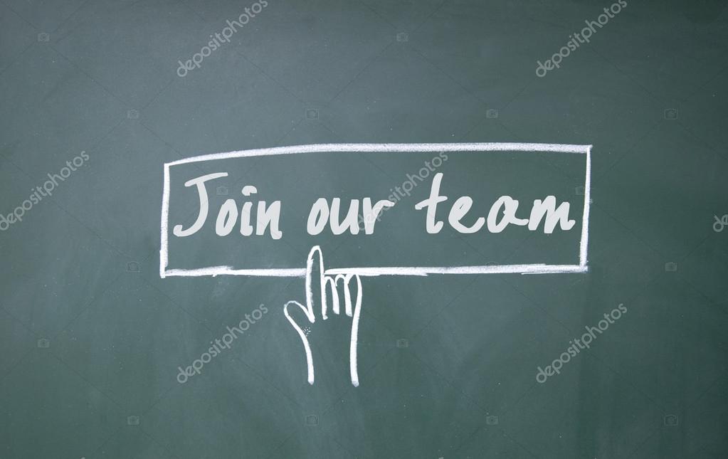 Haga clic en el dedo unirse a nuestro símbolo de equipo 2023