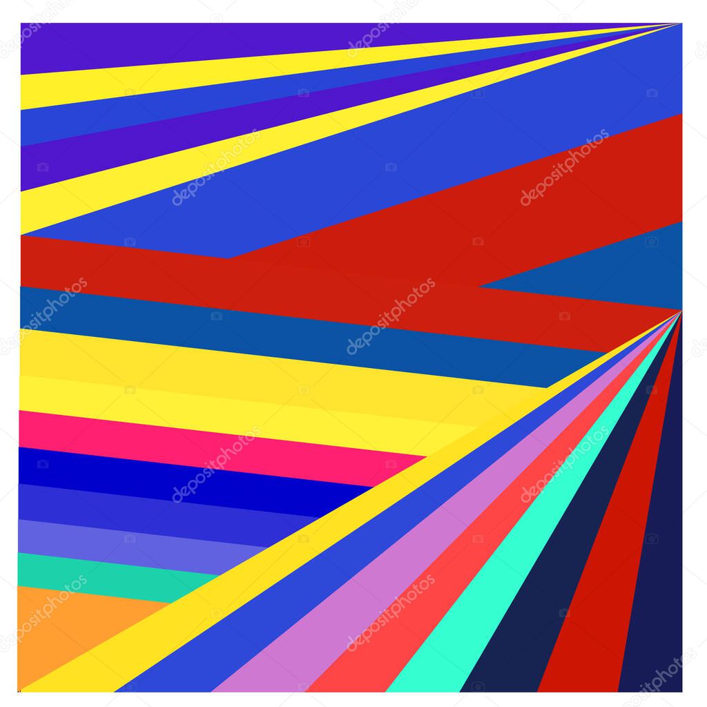 Patrón de fondo geométrico y curva de colores vectoriales para ...