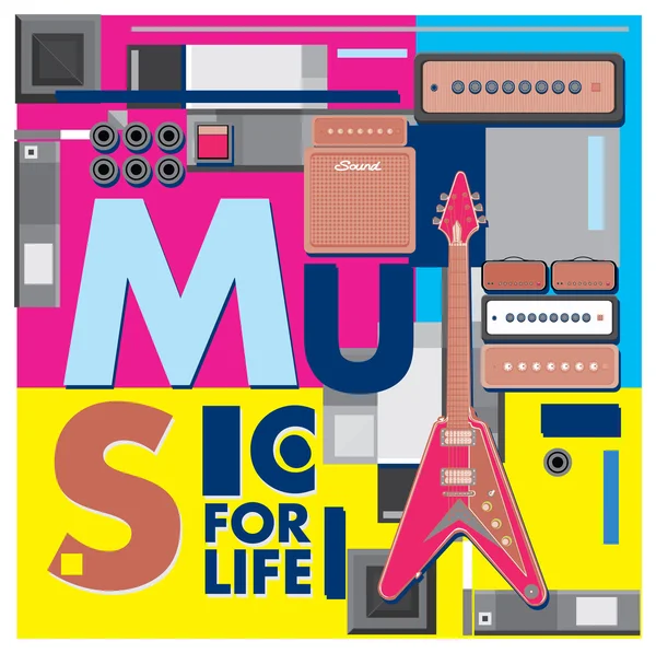 Vector music for life background and pattern Stock Vector Image by ...