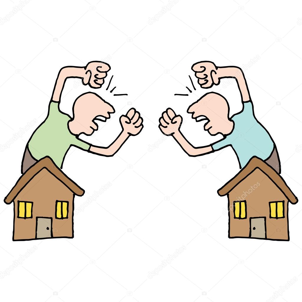Mean Neighbors Clipart