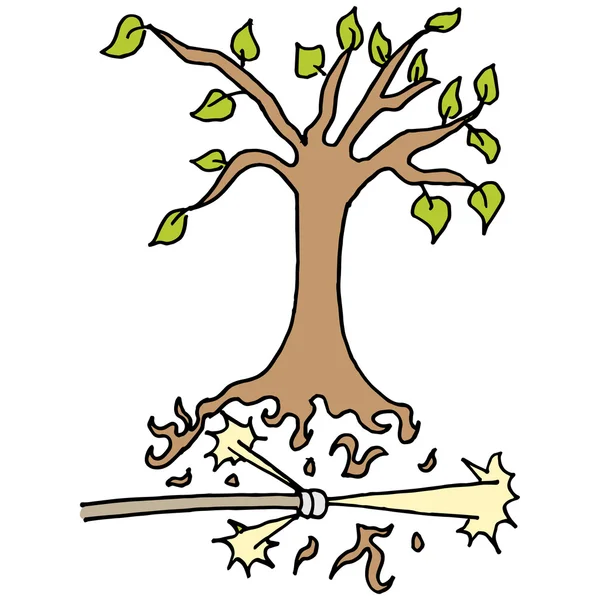 Windy Trees Clip Art