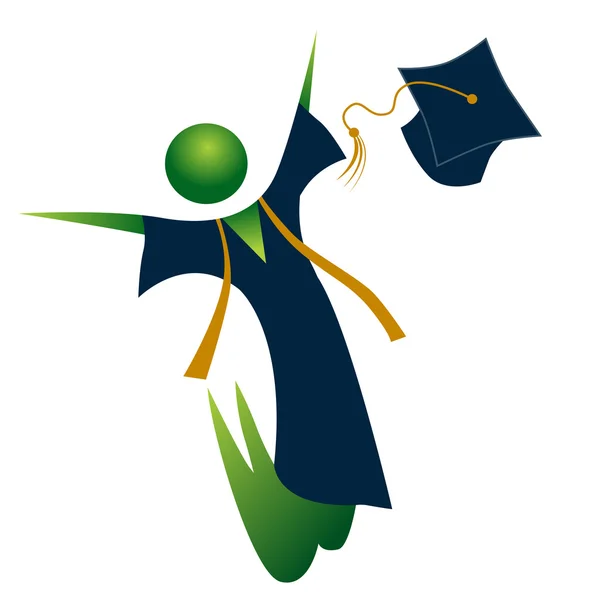 Stick man graduate symbol Vector Art Stock Images | Depositphotos