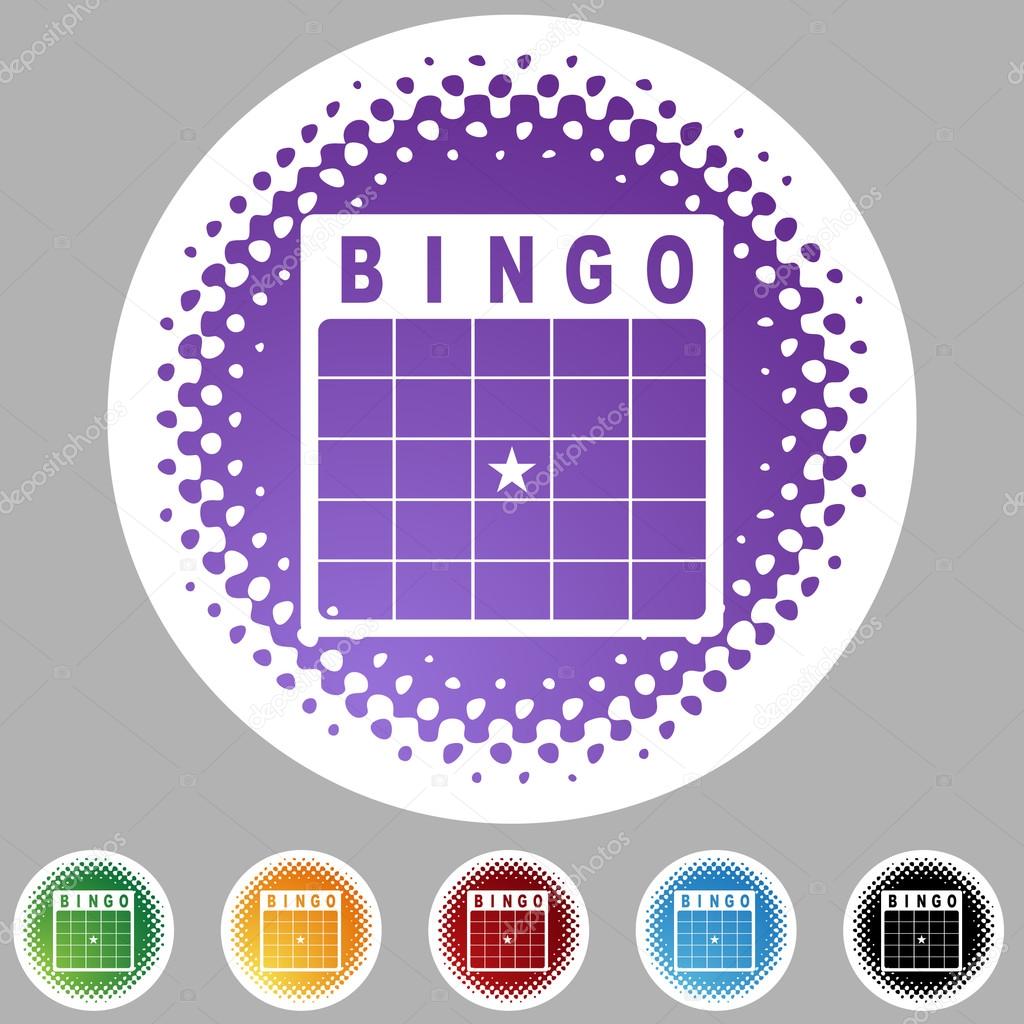 Bingo card web button Stock Vector Image by ©cteconsulting #64143305