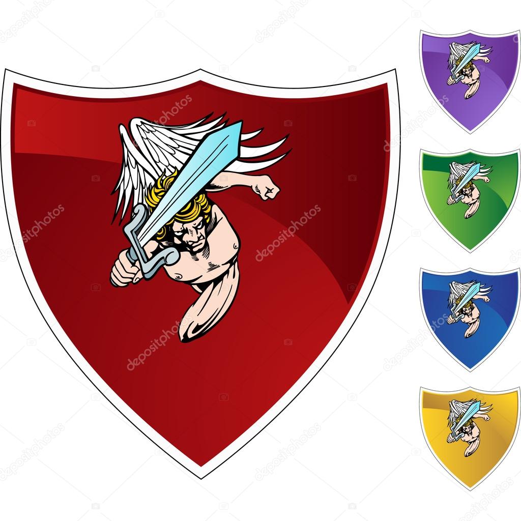 Warrior Angel web icon — Stock Vector © cteconsulting #64149813