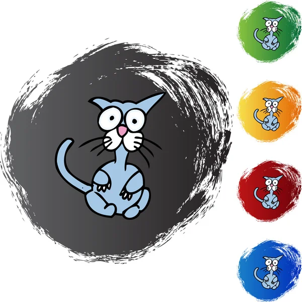 Cartoon Scaredy Cat — Stock Vector © ronleishman #13983890