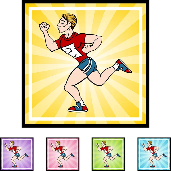 Athlete cartoon comic person Vector Art Stock Images | Depositphotos