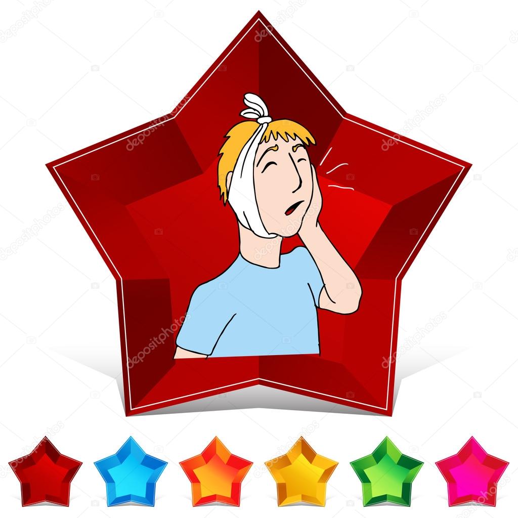 Conjunto de botones de piedras preciosas de dolor de muelas Vector de ... Conjunto de botones de piedras preciosas de dolor de muelas Vector de ...