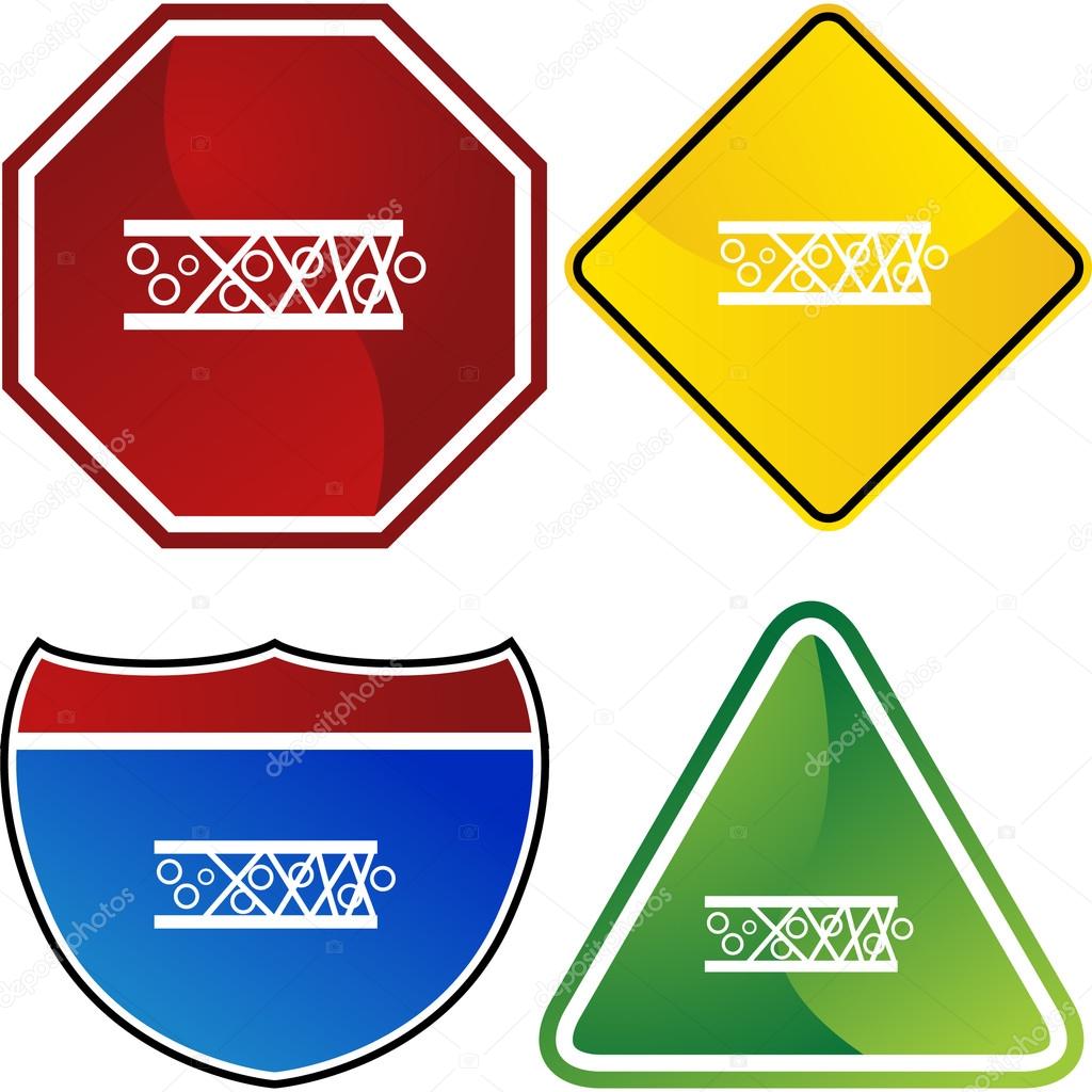 Stent Clogged Artery icon set Stock Vector Image by ©cteconsulting ...