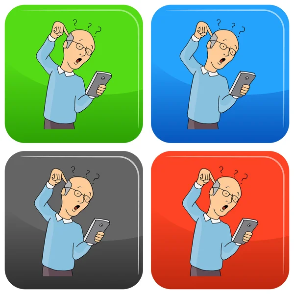 642 Confused Old Man Vector Images Confused Old Man Illustrations