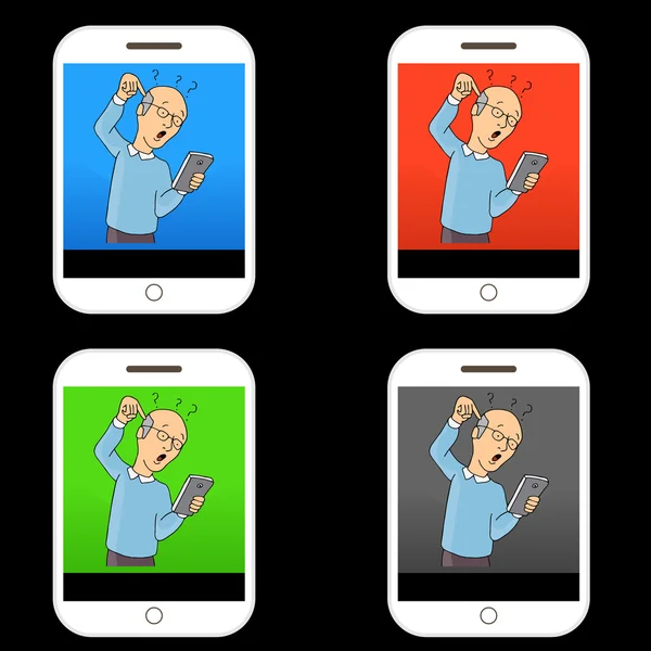 642 Confused Old Man Vector Images Confused Old Man Illustrations