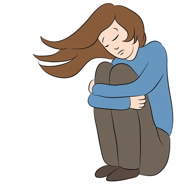 ᐈ Sad Woman Art Stock Illustrations Royalty Free Sad Woman Vectors