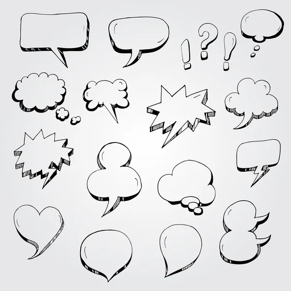 Speech bubbles — Stock Vector © bioraven #30152279 Speech bubbles — Stock Vector © bioraven #30152279