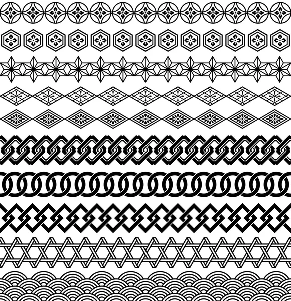 Japanese traditional wave — Stock Vector © lalan33 #14846455