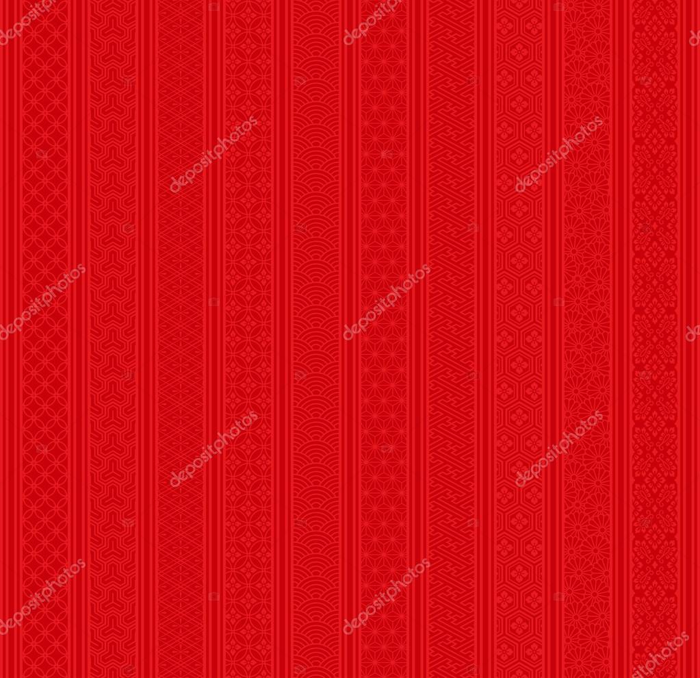 Vertical stripes background with Japanese traditional design. Stock ...
