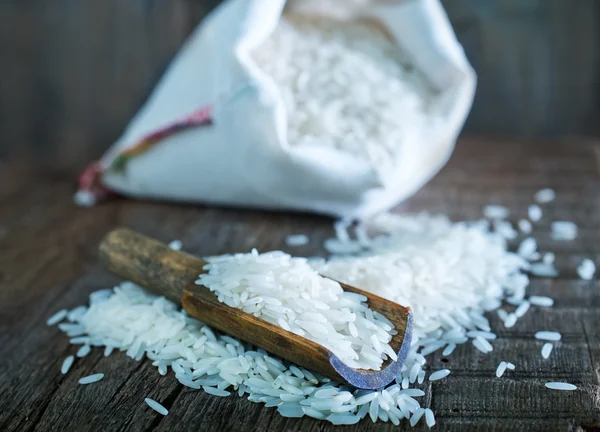 Raw rice in bag - Stock Image - Everypixel