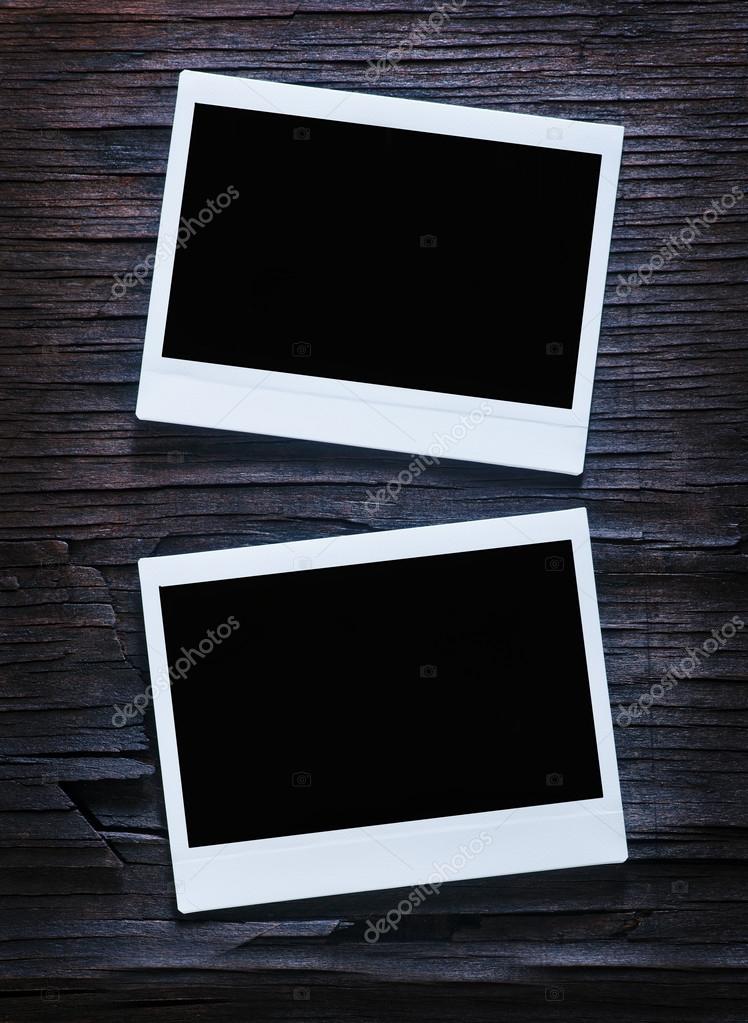 Blank instant photo frames Stock Photo by ©tycoon 75650177
