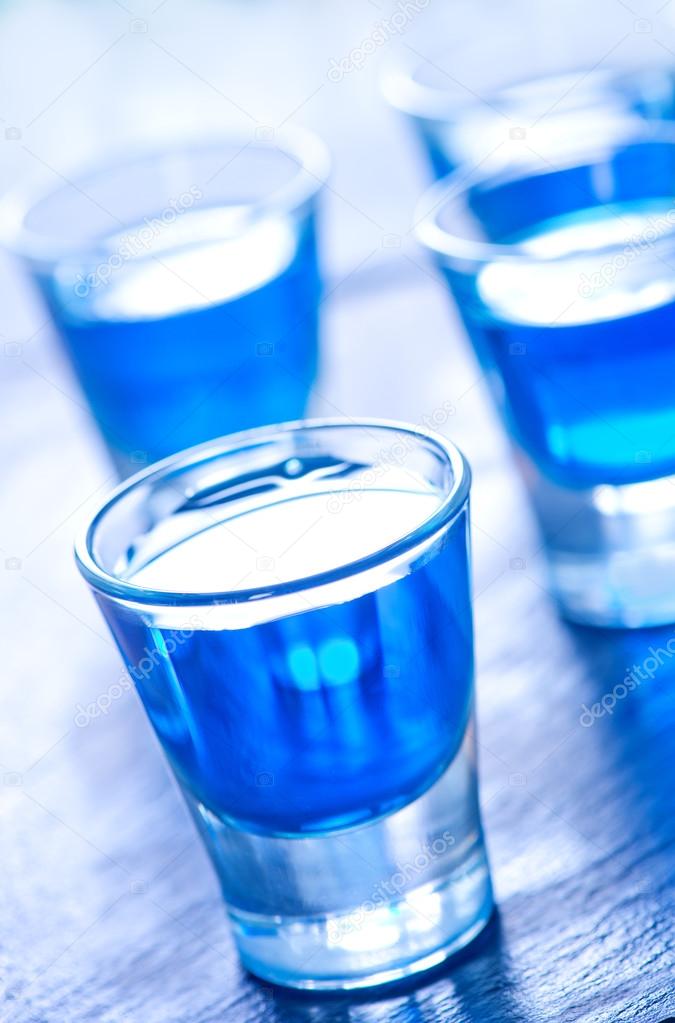 Bebida alcoólica azul — Fotografias de Stock © tycoon #85199726
