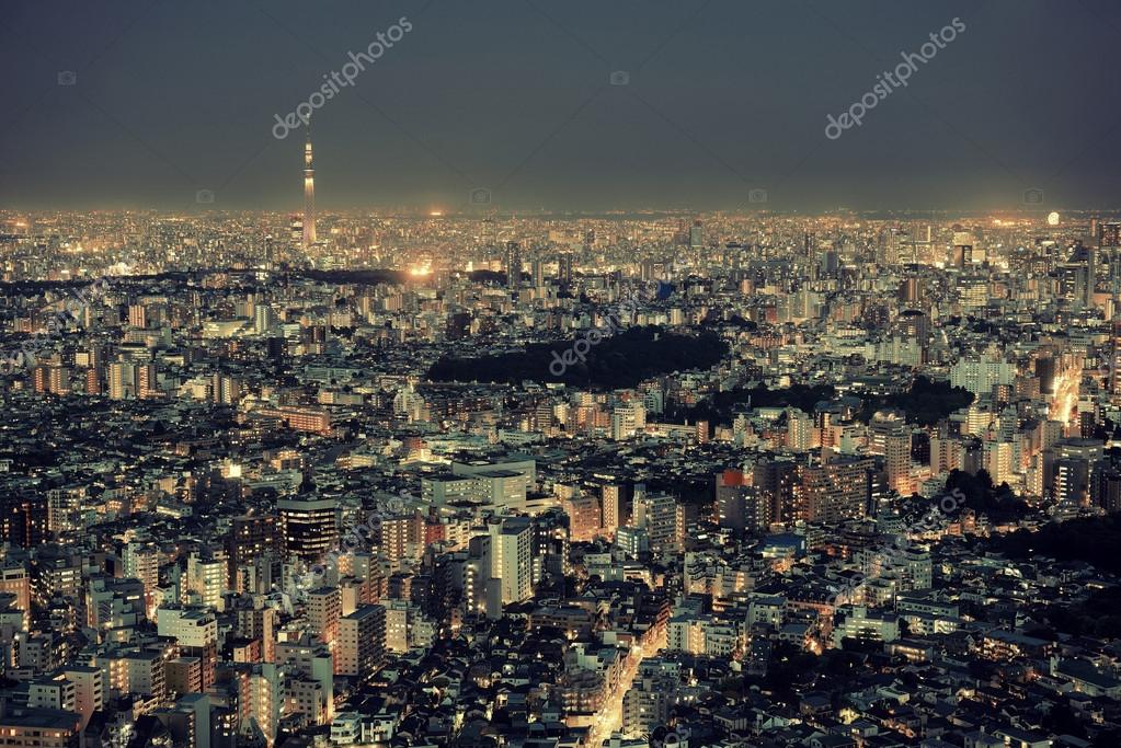 Tokyo rooftop view Stock Photo by ©rabbit75_dep 119940794