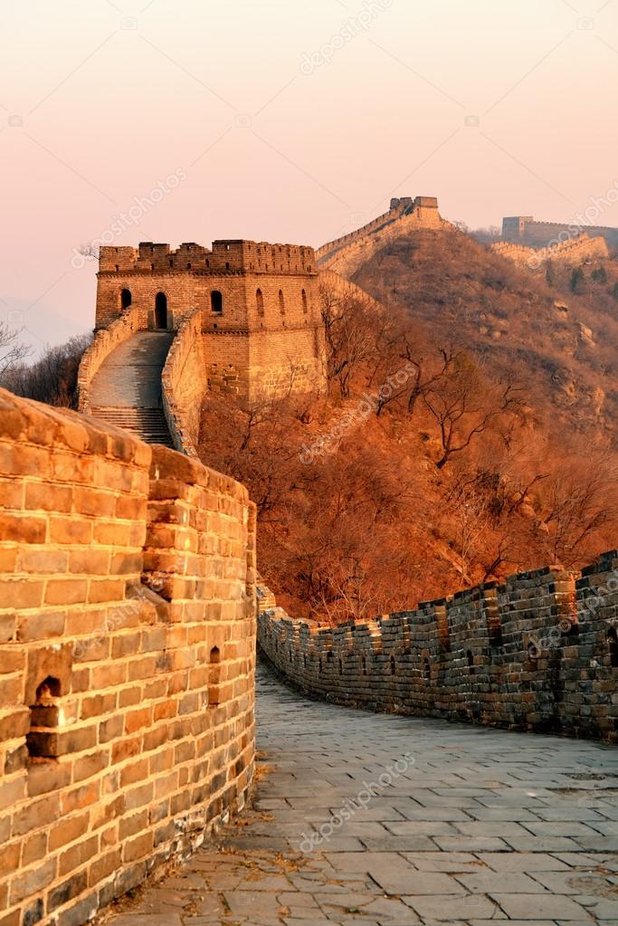 Great Wall sunset — Stock Photo © rabbit75_dep #54082415
