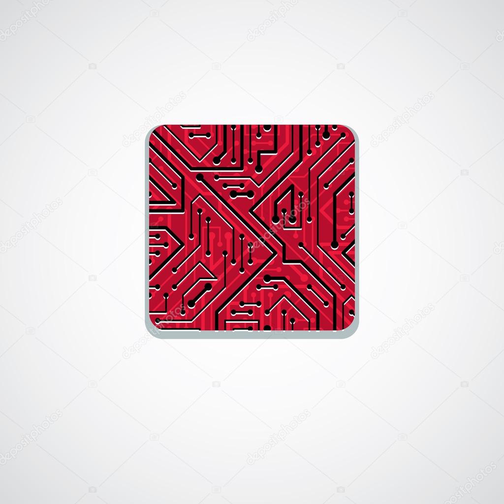 Technology cpu design Stock Vector Image by ©Ostapius #102725130