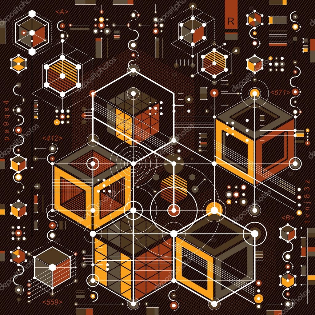 Future technology vector drawing Stock Vector Image by ©Ostapius #106043066