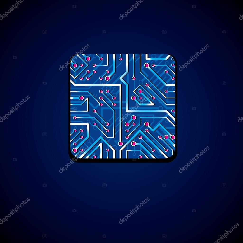 Circuit board texture Stock Vector by ©Ostapius 109401230