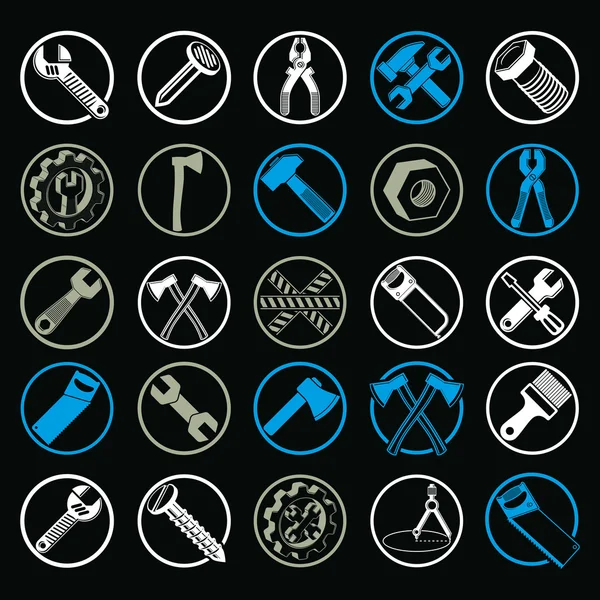 Set of tool icons — Stock Vector © kniazev #58433665
