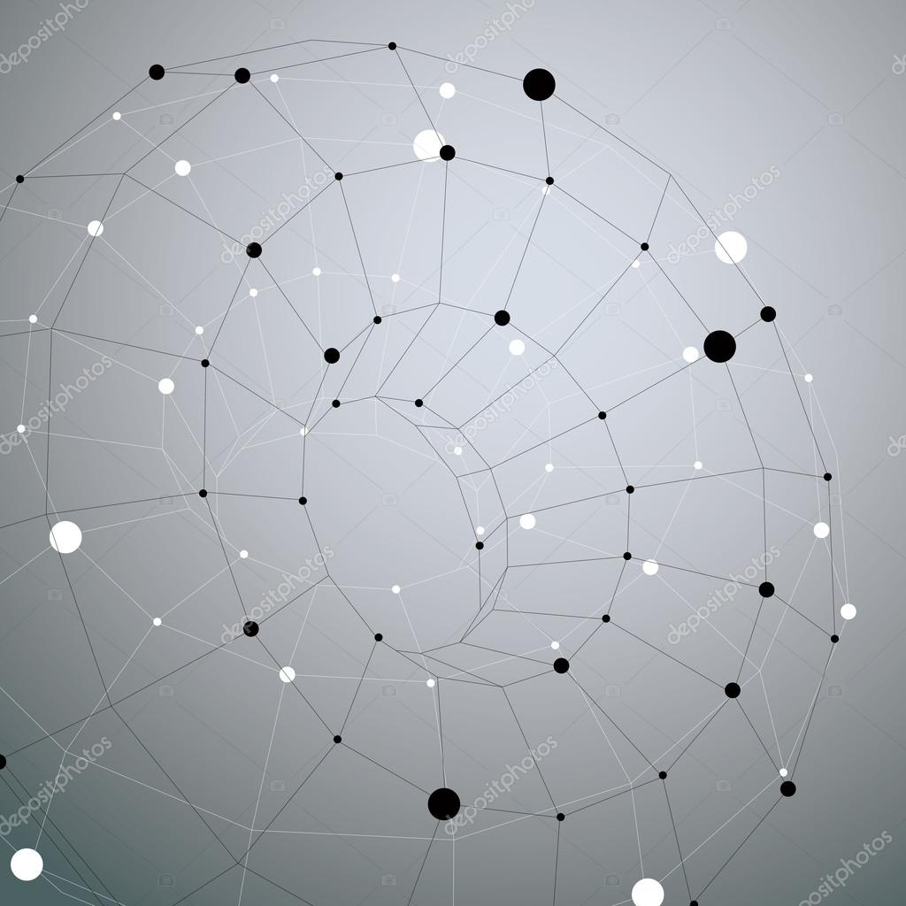 Digital lattice object Stock Vector by ©Ostapius 112023408