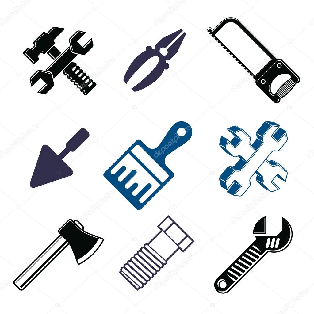Work tools collection Stock Vector by ©Ostapius 112025278