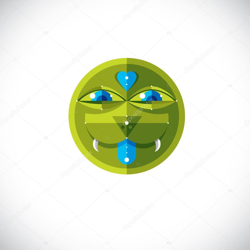 Fantastic odd character Stock Vector by ©Ostapius 112025988