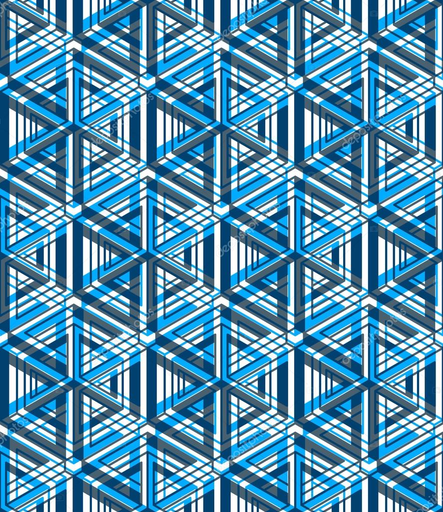 Pattern with 3d geometric figures Stock Vector Image by ©Ostapius ...