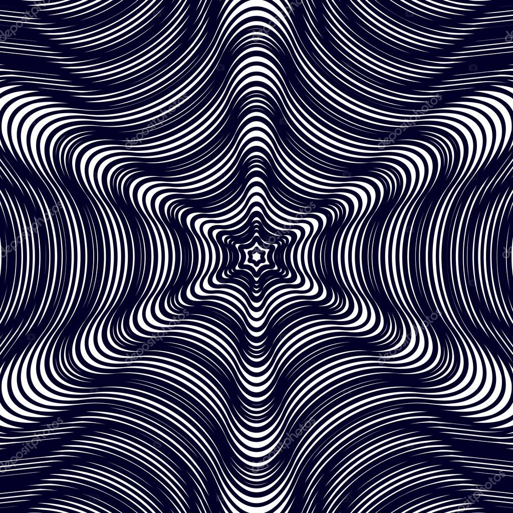 Monochrome background with trance effect. Stock Vector by ©Ostapius ...