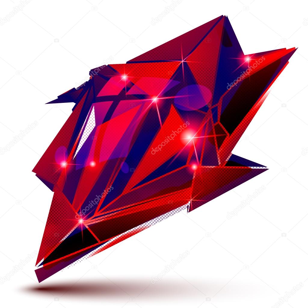 Plastic pixel colorful dimensional element Stock Vector by ©Ostapius ...