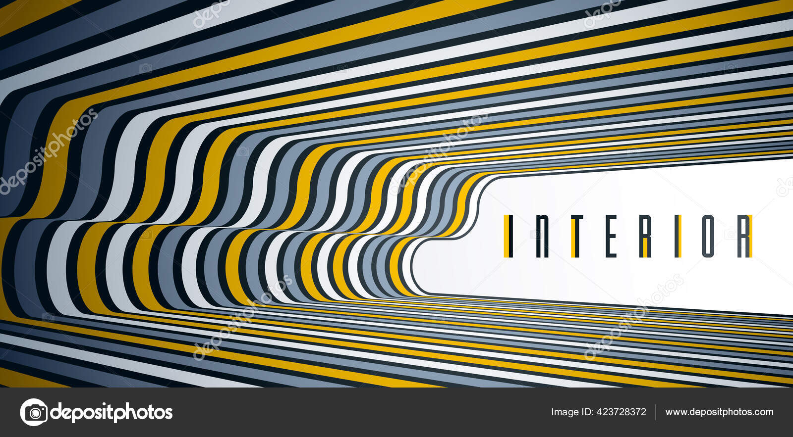 Abstract Lines Perspective Vector Background Modern Trendy Design ...