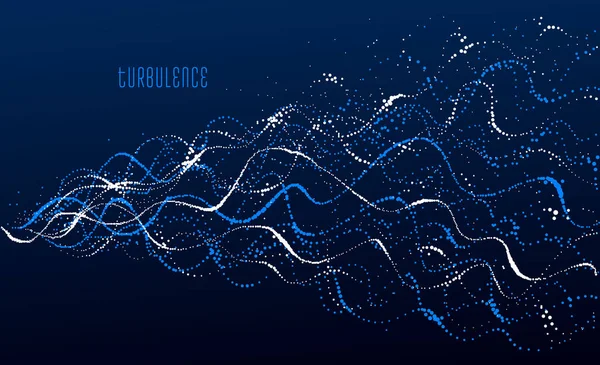 Dotted Particle Array Flowing Vector Abstract Background Life Forms Bio Stock Vector Image by ...