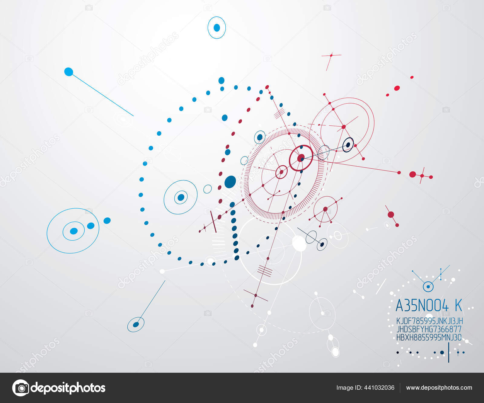Engineering Technology Vector Wallpaper Made Circles Lines Technical ...