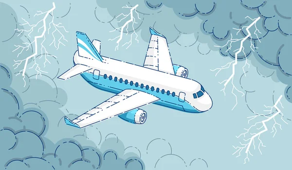 Cartoon Airplane Crash