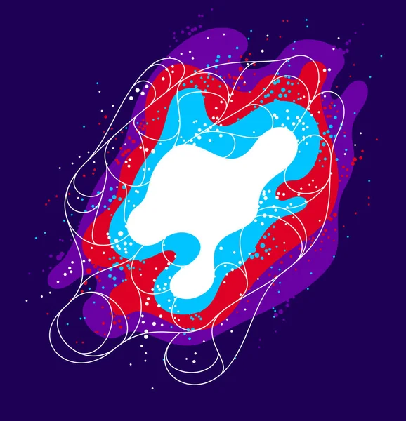 Fluids Blue Liquid Shapes Motion Vector Abstract Graphic Design Element ...