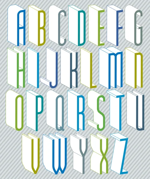 Letras em forma simples alfabeto Vector Art Stock Images | Depositphotos