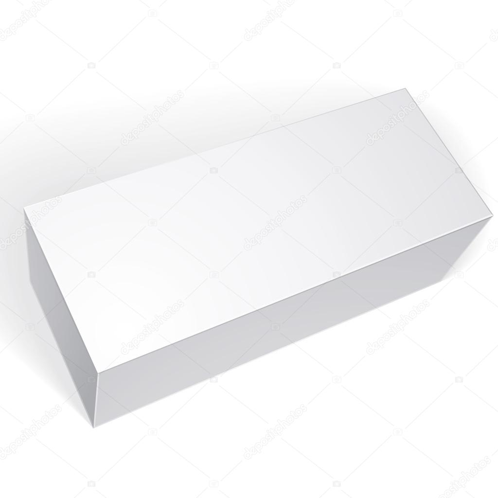 Vector blank box isolated on white background, template for your Stock ... Vector blank box isolated on white background, template for your Stock ...