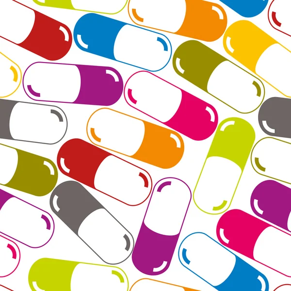 Medical pills seamless pattern. Stock Vector Image by ©Ostapius #12850547
