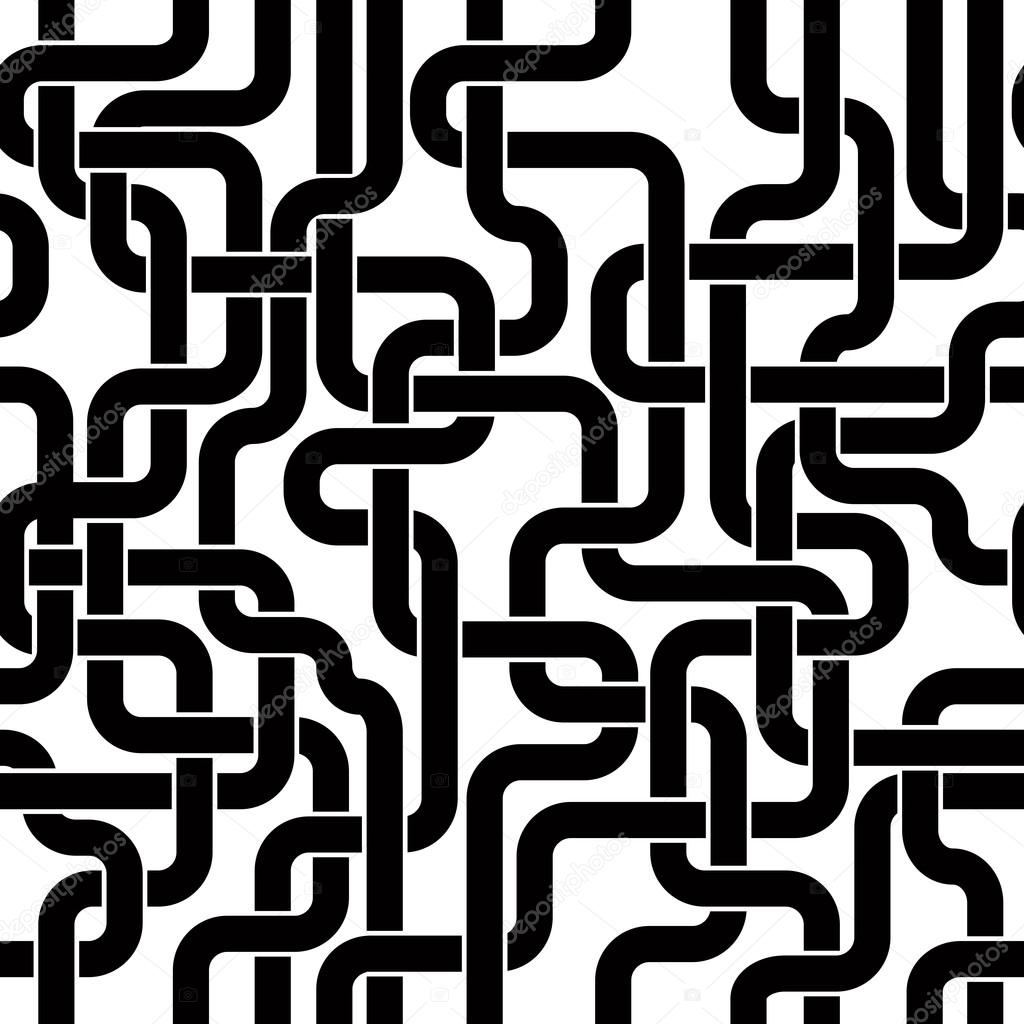 Black lines seamless pattern. Stock Vector Image by ©Ostapius #57827485