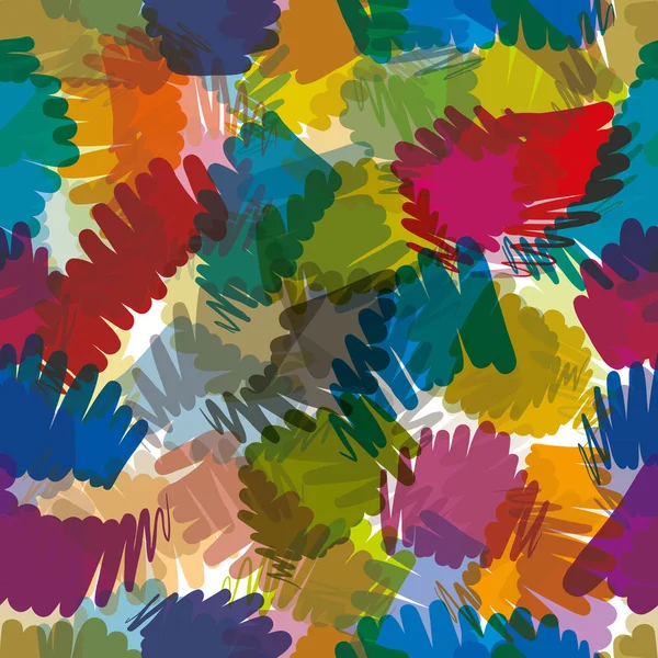 Color paints seamless pattern. — Stock Vector © Ostapius #6730563