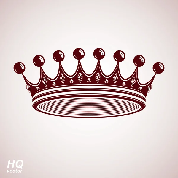Royal design element, regal icon. Vector majestic crown, luxury ⬇ ...